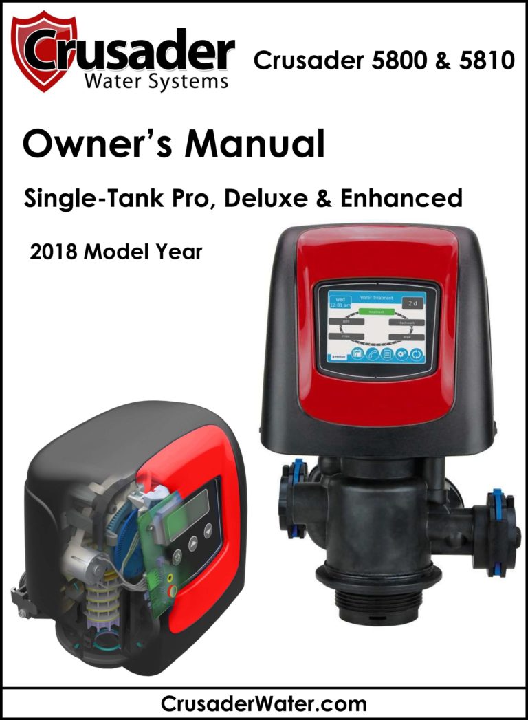 Product Owner’s Manuals – Crusader Water