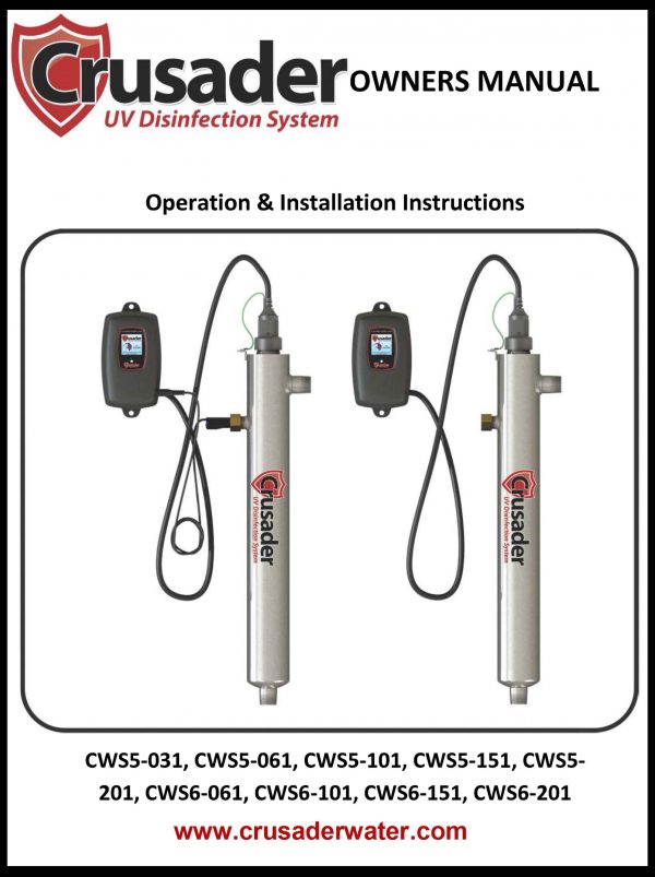 Product Owner’s Manuals – Crusader Water